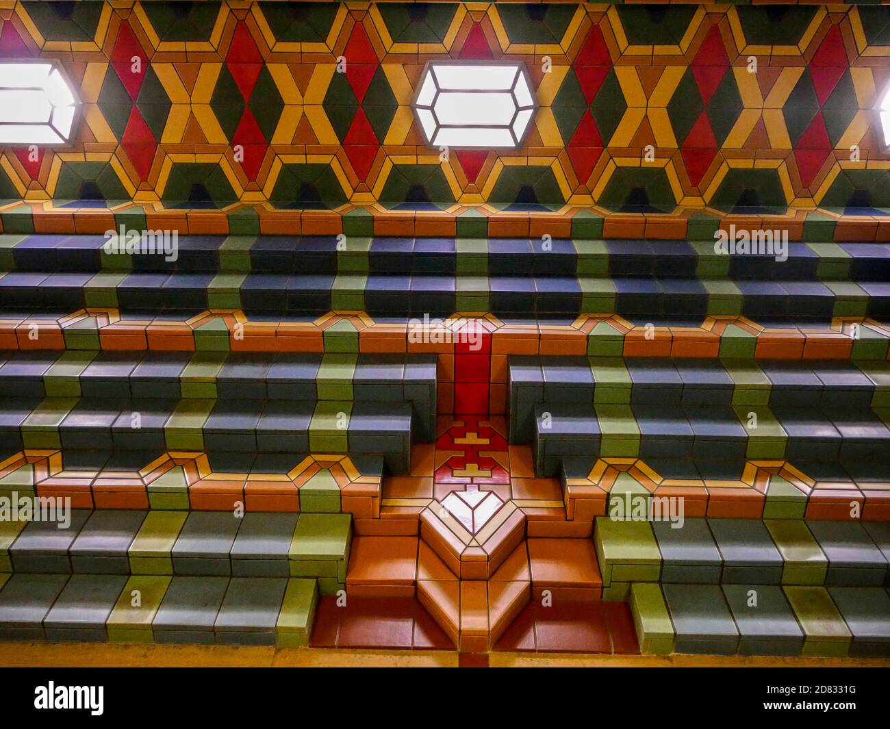 Interior of the art-deco Guardian Building in Detroit, Michigan Stock ...