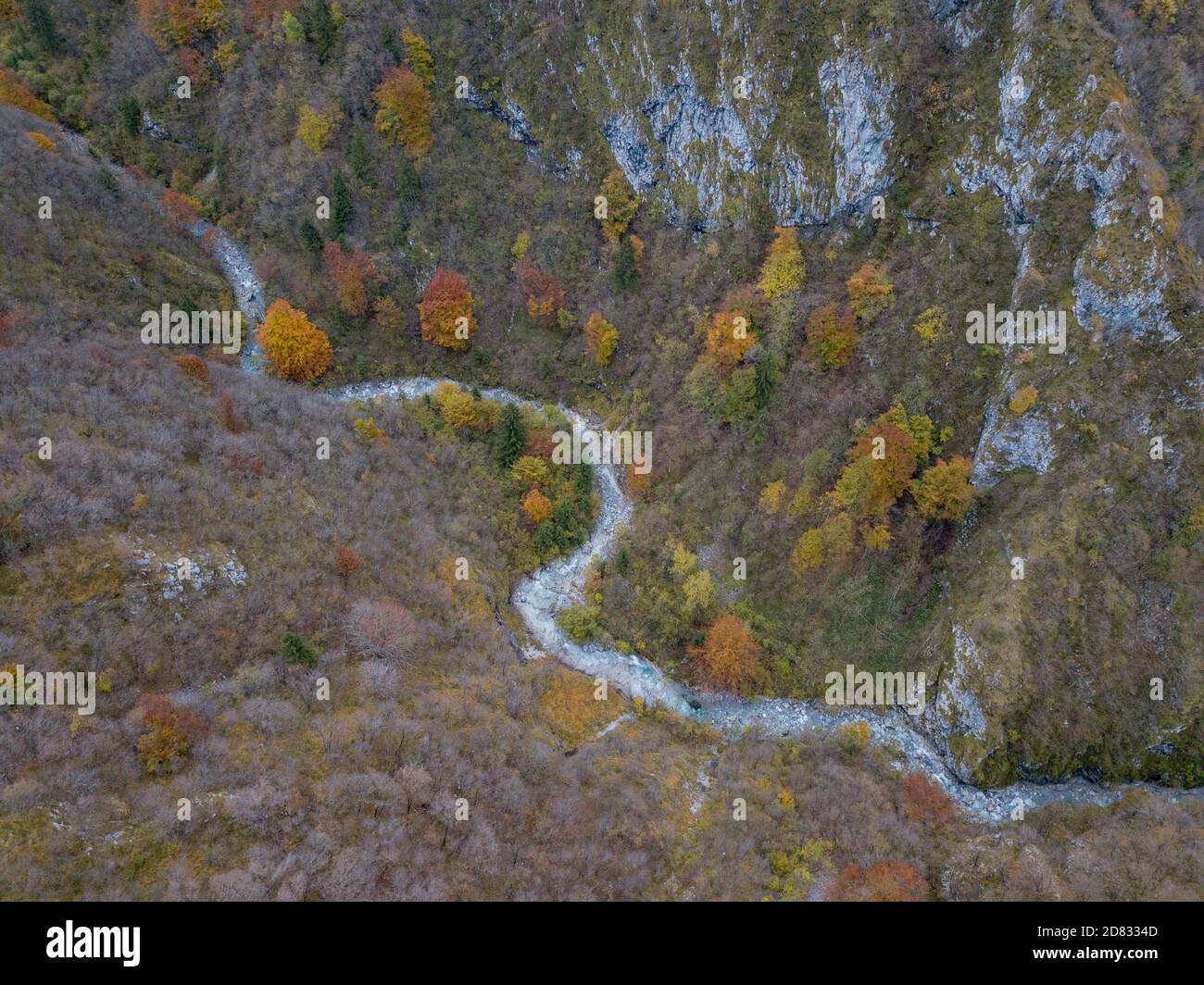 Beautiful fly over forest valley hi-res stock photography and images ...