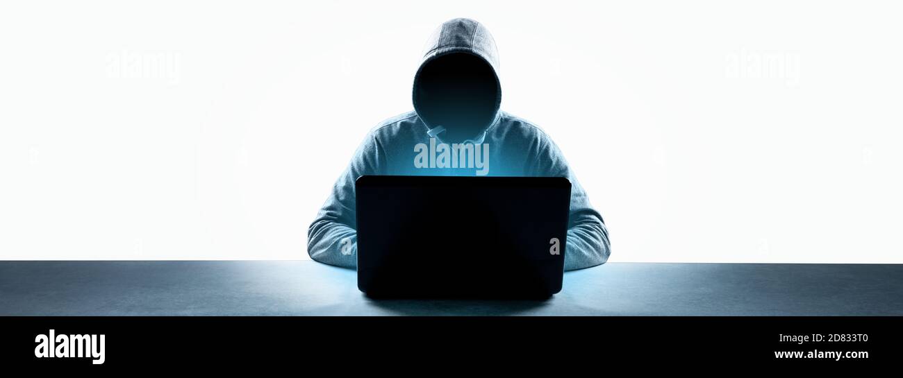 Hacker prints a code on a laptop keyboard to break into a cyberspace ...