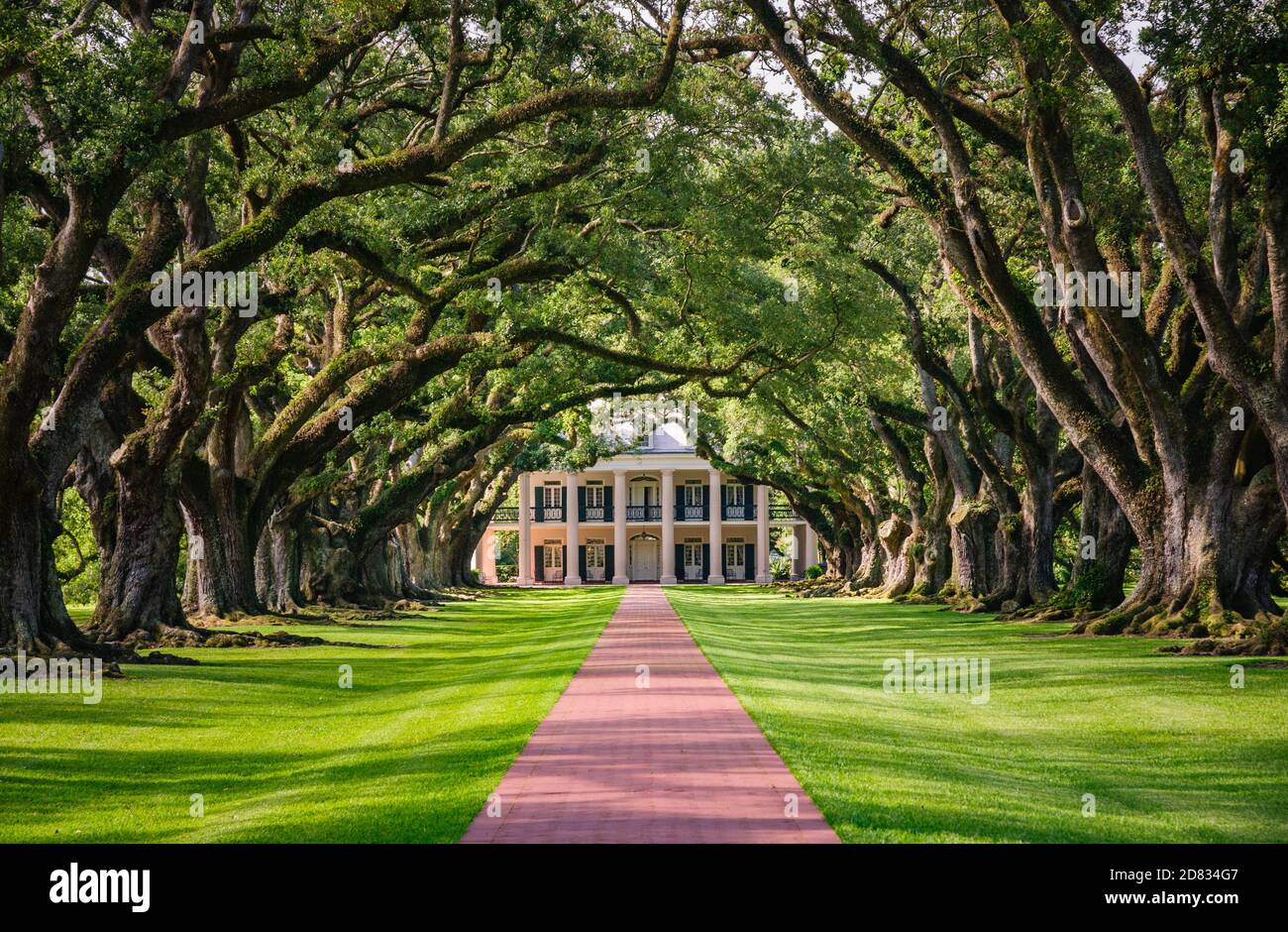 Oak Alley Plantation Stock Photo - Alamy