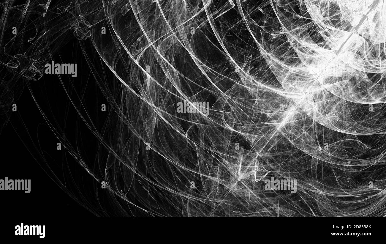 High contrast rendering that reminds of an X-ray scan of alien ribs ...