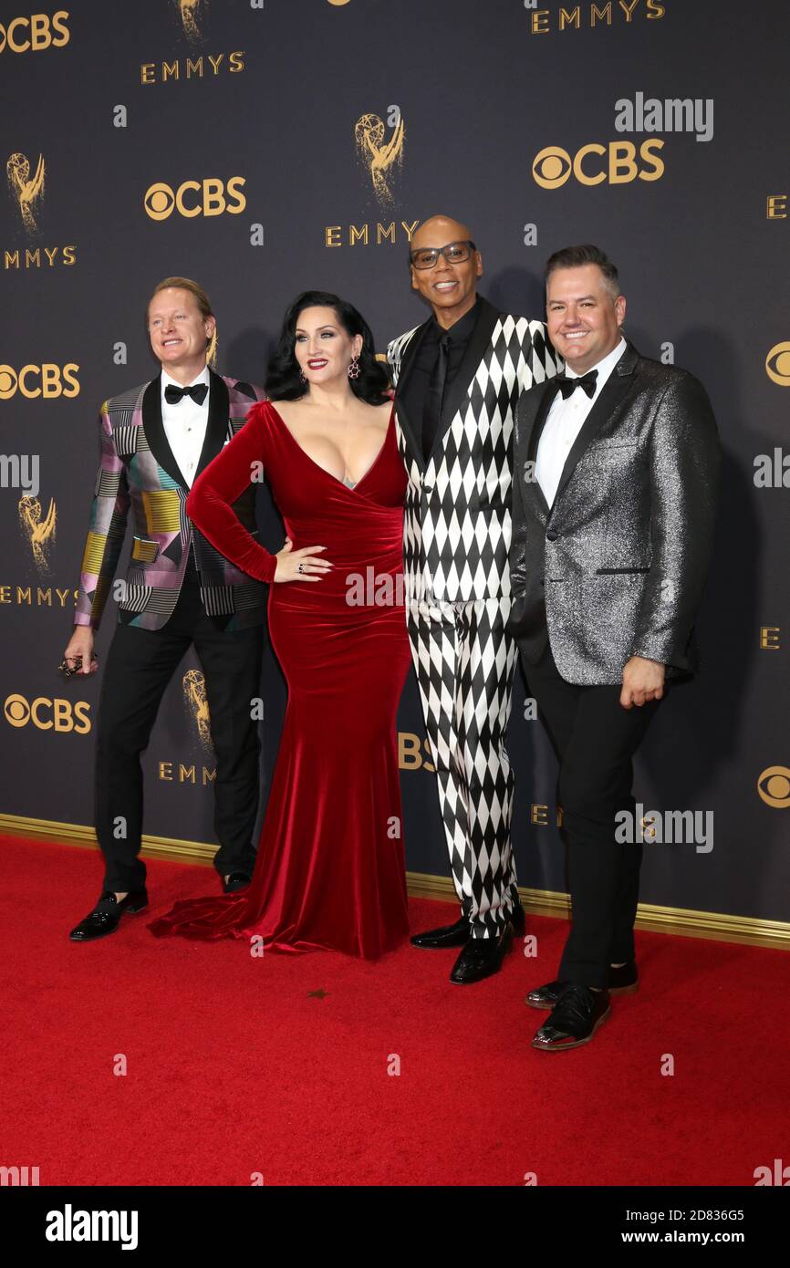 LOS ANGELES - SEP 17: Carson Kressley, Michelle Visage, RuPaul, Ross ...