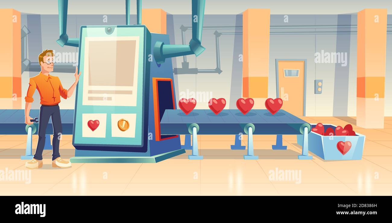 Conveyor stand Stock Vector Images - Alamy