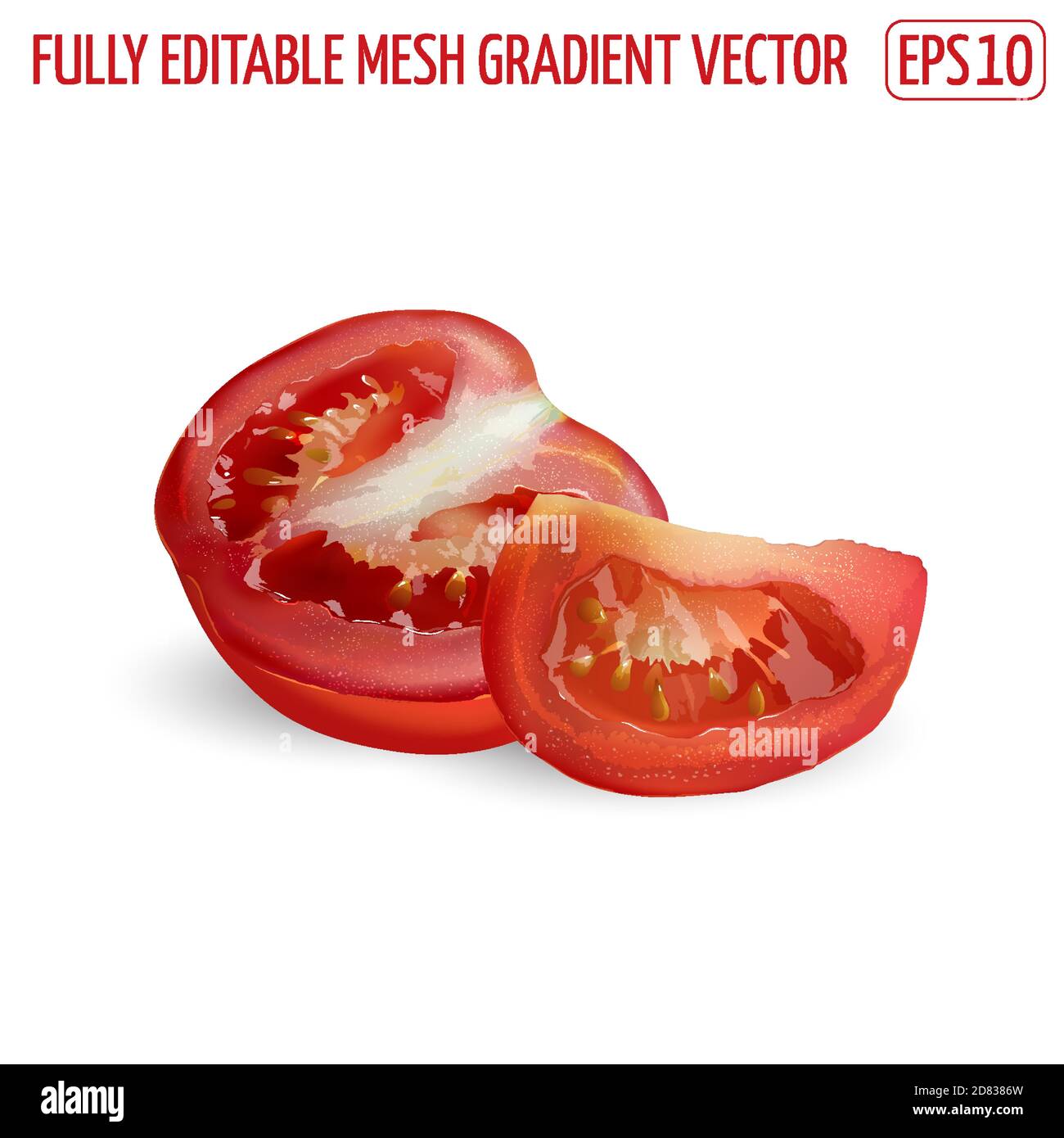 Colorful sliced vegetables Stock Vector Images - Alamy