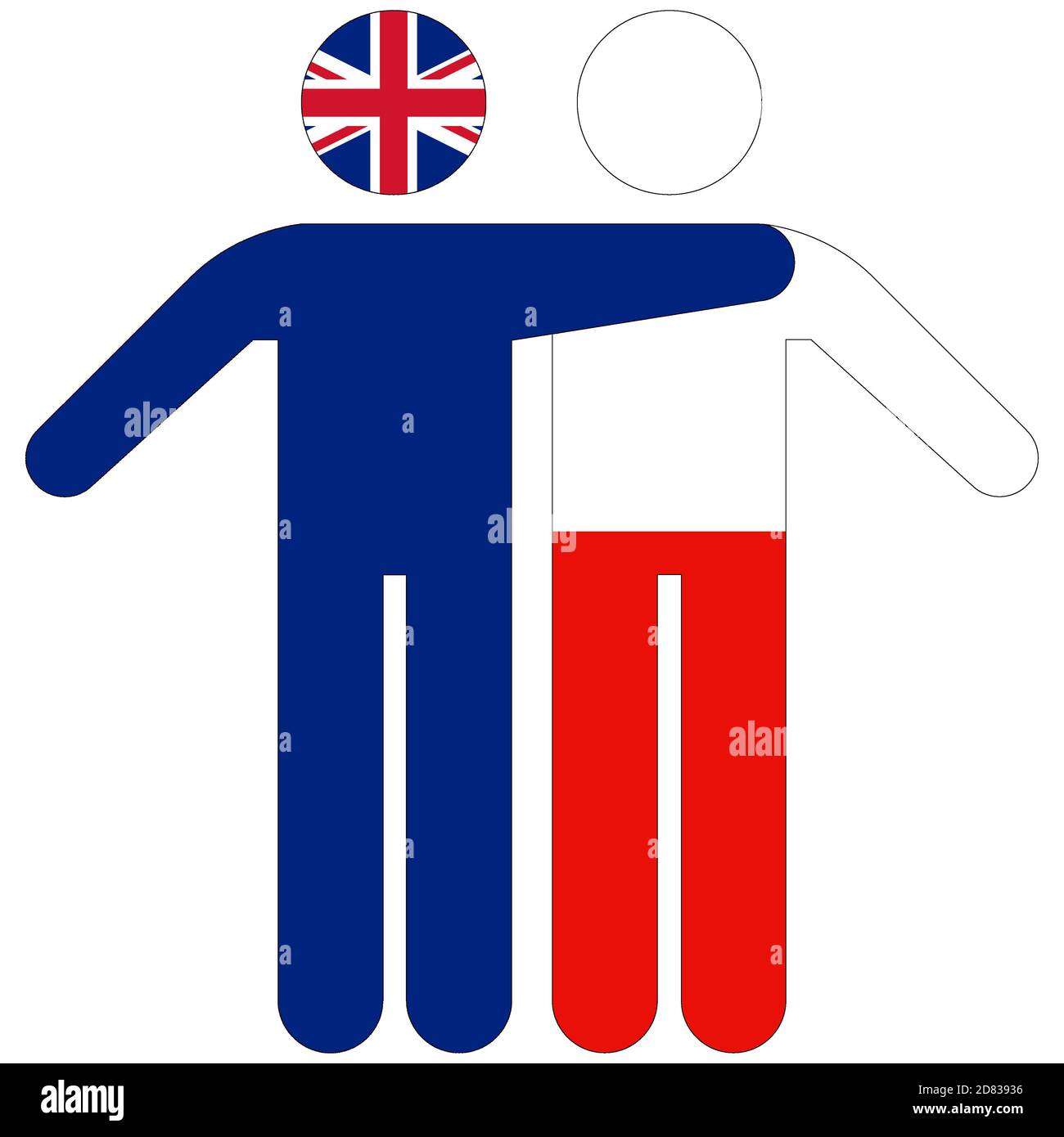 Poland flag british flag hi-res stock photography and images - Alamy