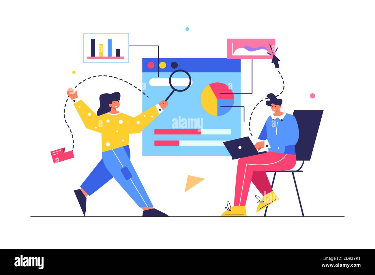 Keep statistics Stock Vector Images - Alamy