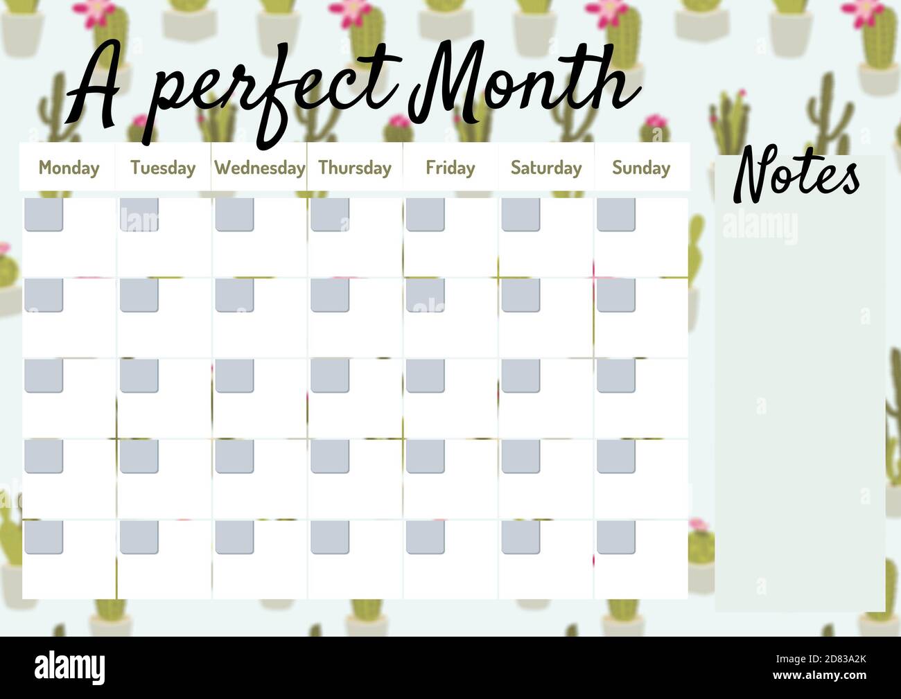 Printable Calendar High Resolution Stock Photography and Images - Alamy