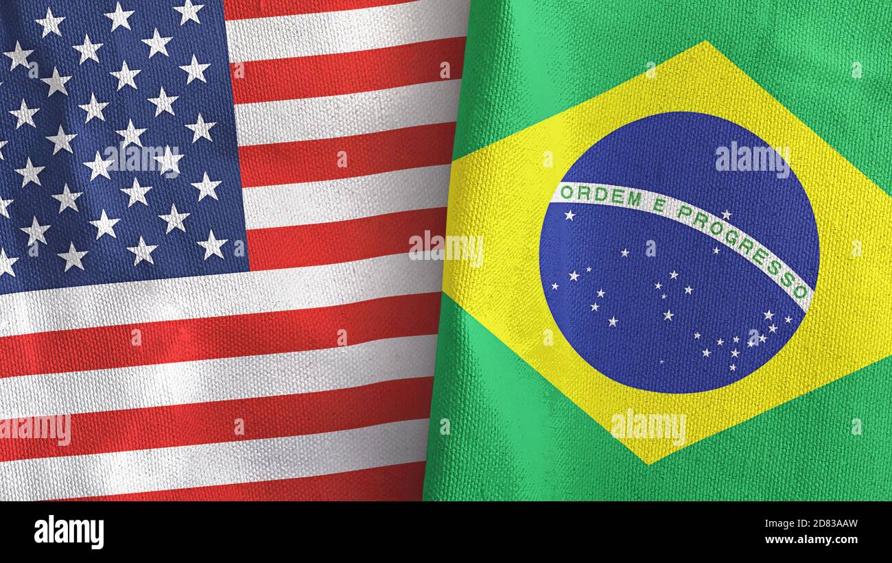 Brazil united states flag hi-res stock photography and images - Alamy
