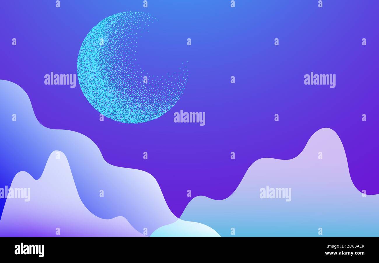 Winter abstract background Vector illustration with empty space Stock ...