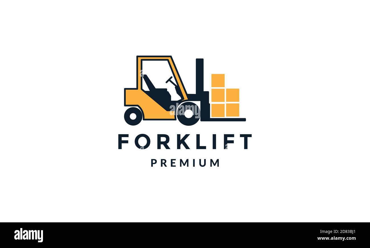 forklift abstract modern logo vector icon illustration Stock Vector ...
