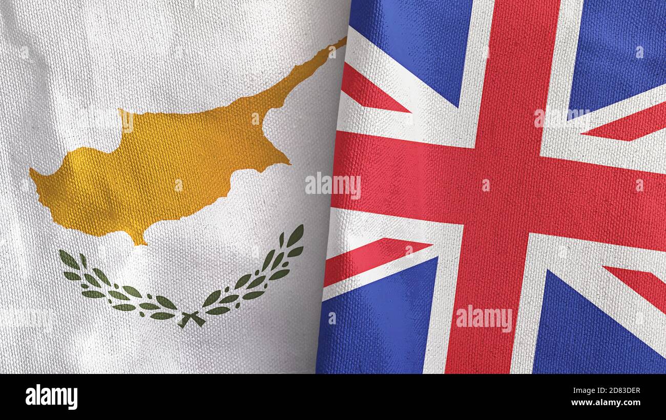 Cyprus united kingdom flag hi-res stock photography and images - Alamy