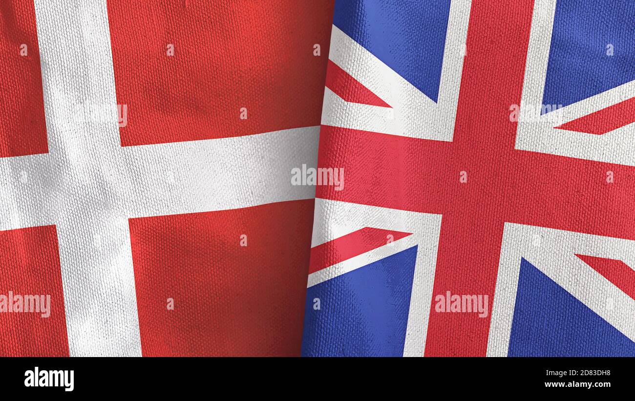 United kingdom kingdom denmark flags hi-res stock photography and ...