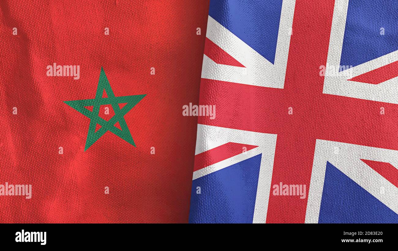 United kingdom morocco flag hi-res stock photography and images - Alamy