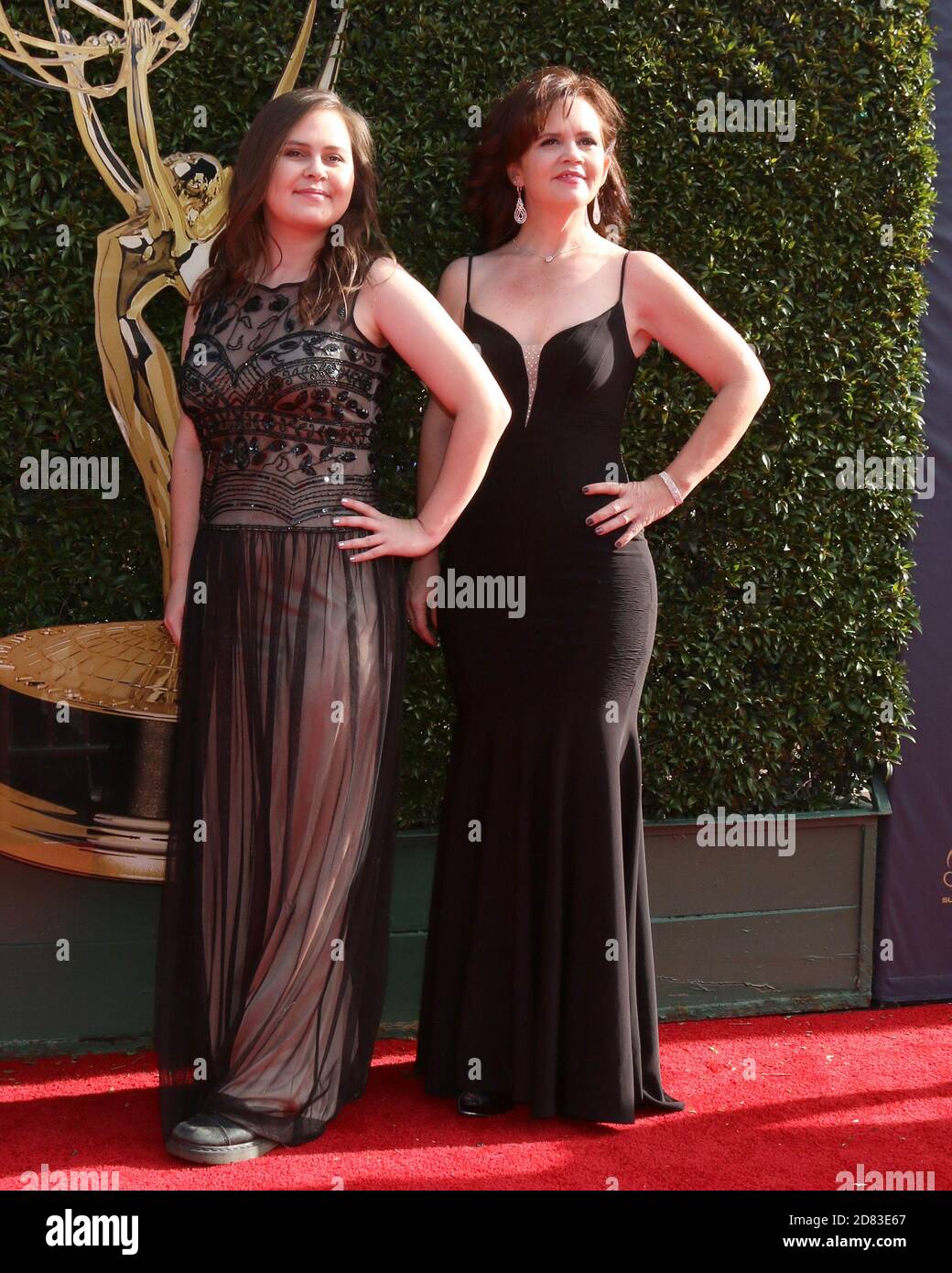 LOS ANGELES - APR 28: Daughter, Crystal Ayers at the 2017 Creative Daytime Emmy Awards at the ...