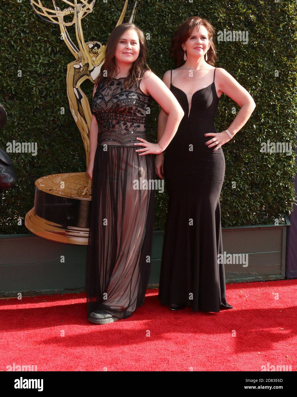 LOS ANGELES - APR 28: Daughter, Crystal Ayers at the 2017 Creative Daytime Emmy Awards at the ...