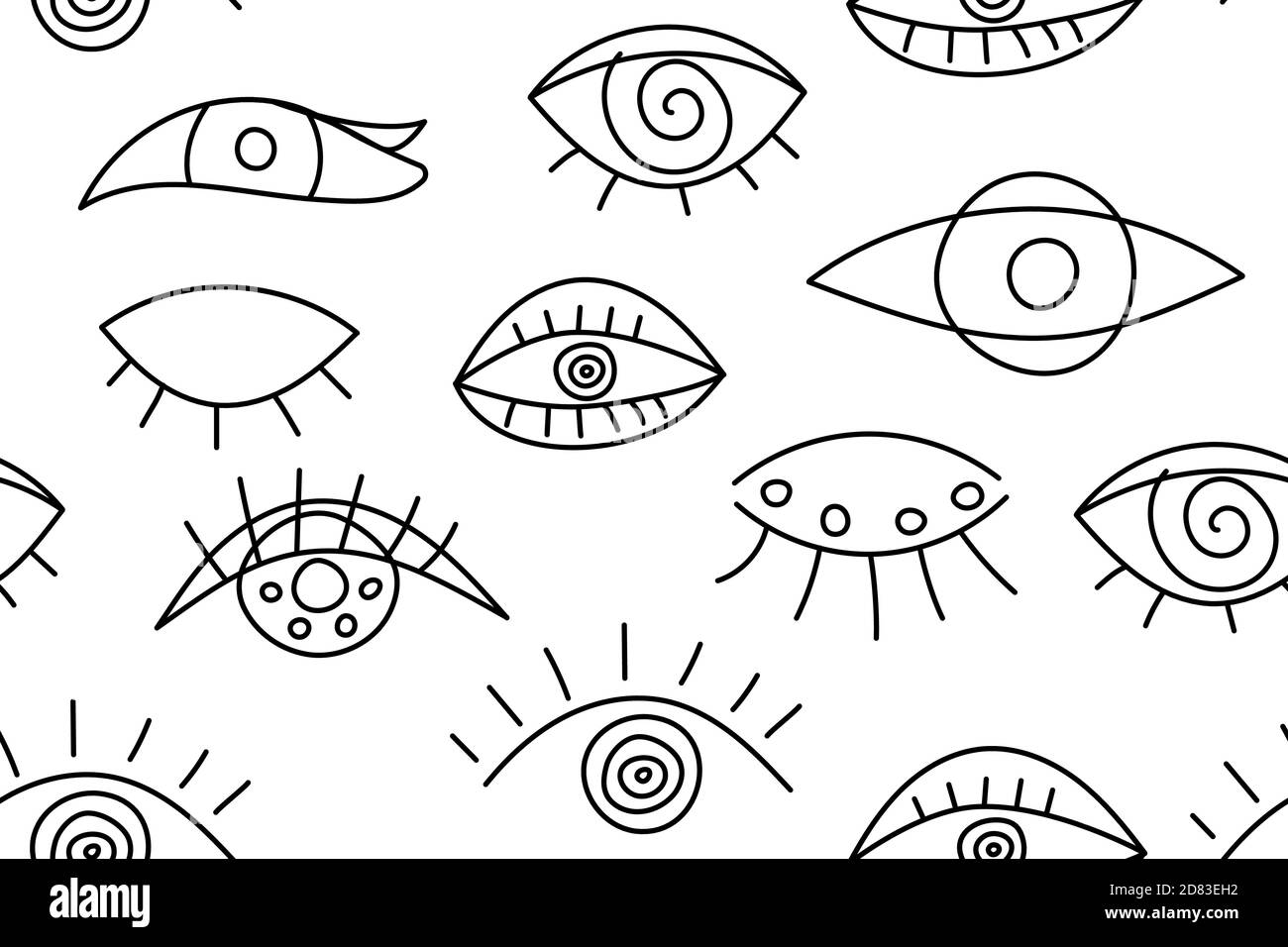 Cartoon eyes closed Black and White Stock Photos & Images - Alamy