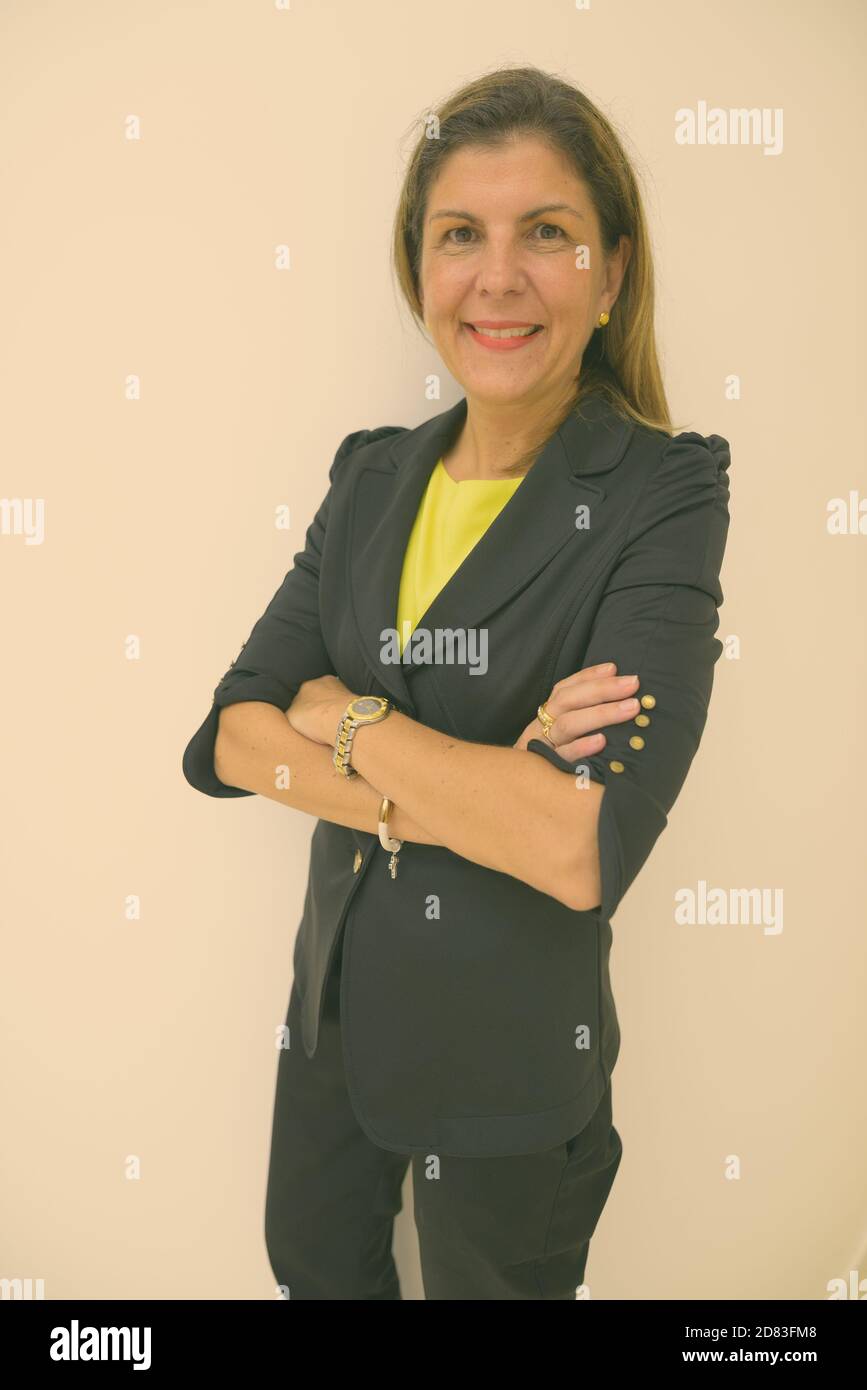 Mature Businesswoman Exploring The City Of Bangkok Thailand Stock