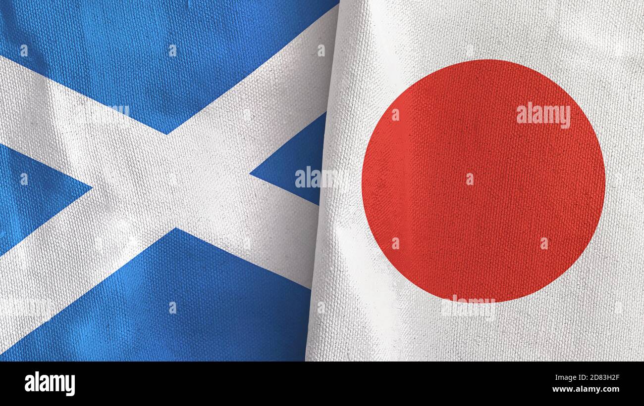 Scotland japan flag hi-res stock photography and images - Alamy