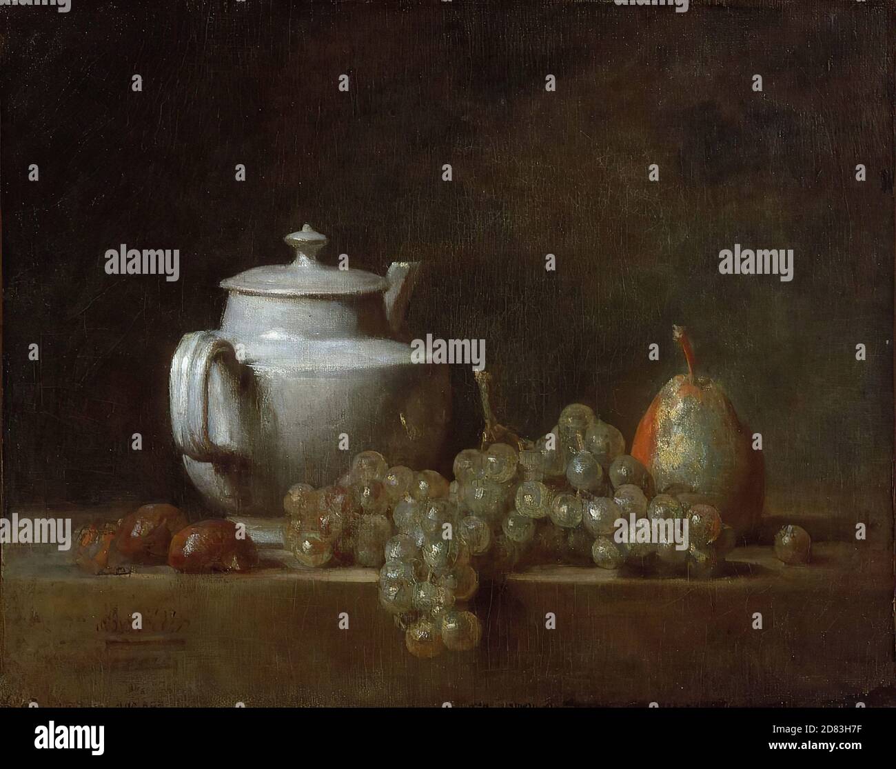 Jean Baptiste Simeon Chardin Still Life High Resolution Stock ...