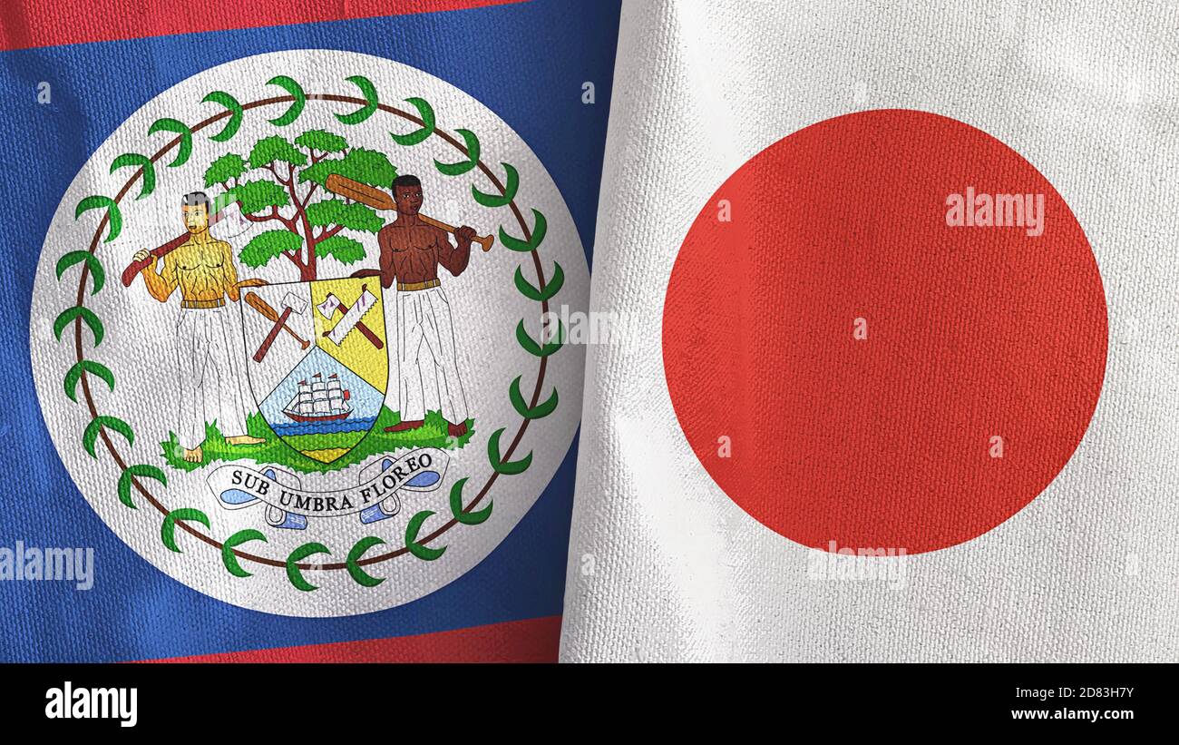 Japan belize flag hi-res stock photography and images - Alamy