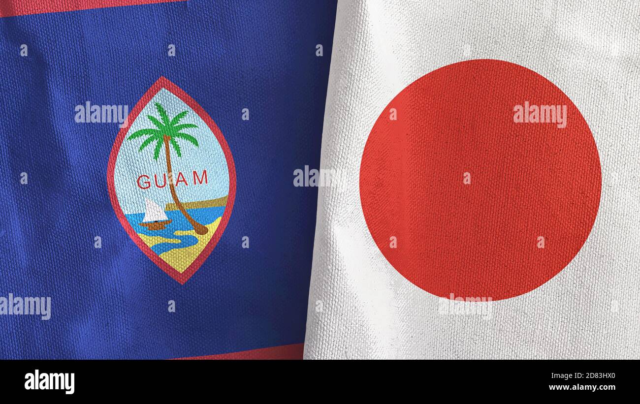 Japan guam flag hi-res stock photography and images - Alamy