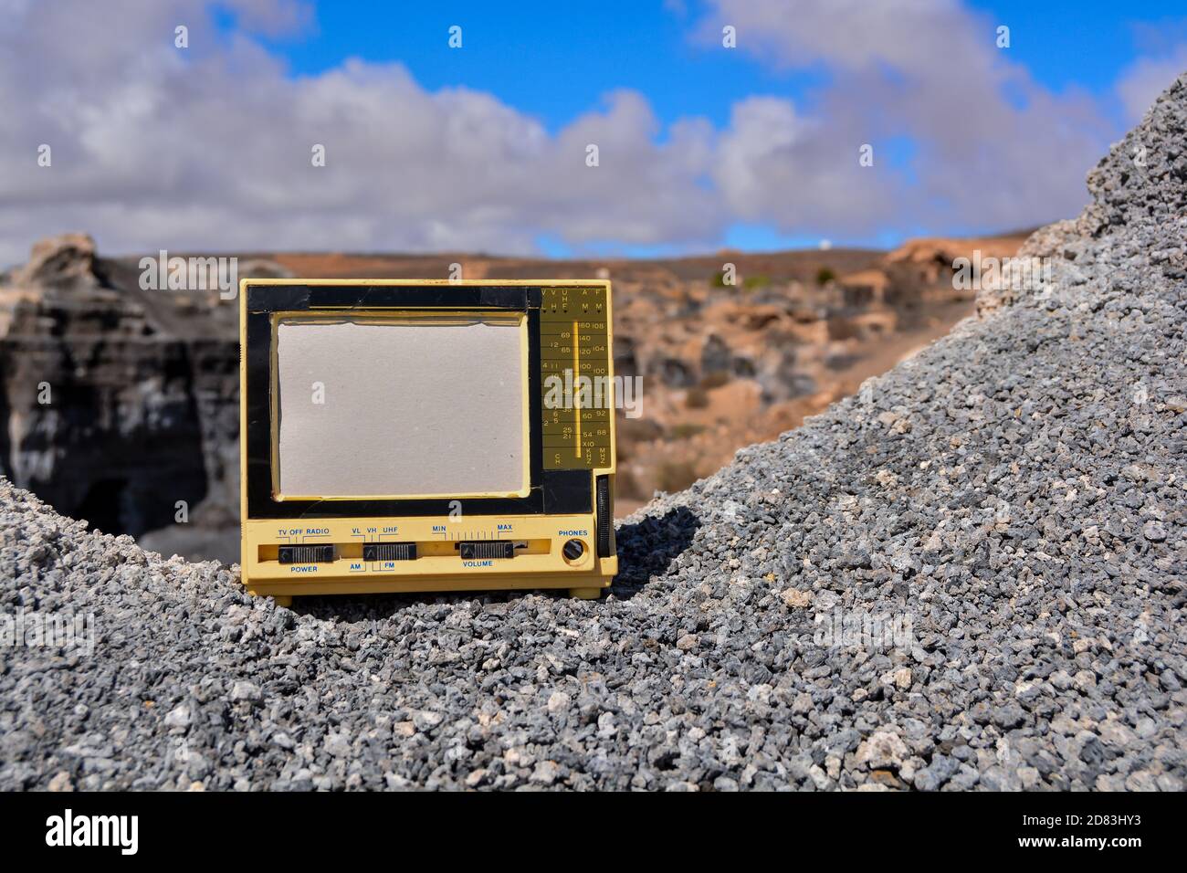 Object in the Dry Desert Stock Photo - Alamy