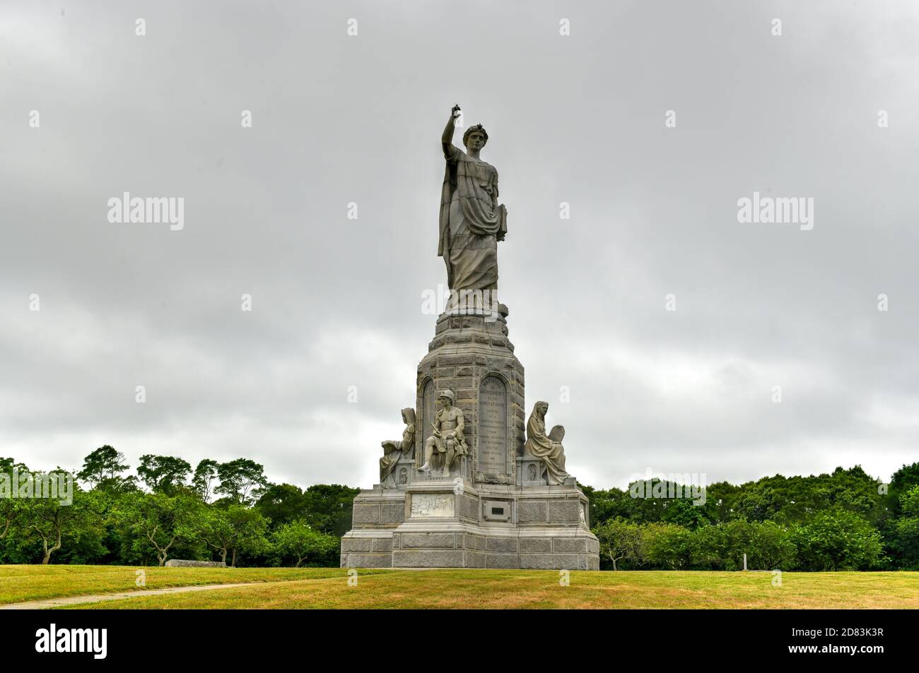 National Monument to the Forefathers in Plymouth, Massachusetts ...