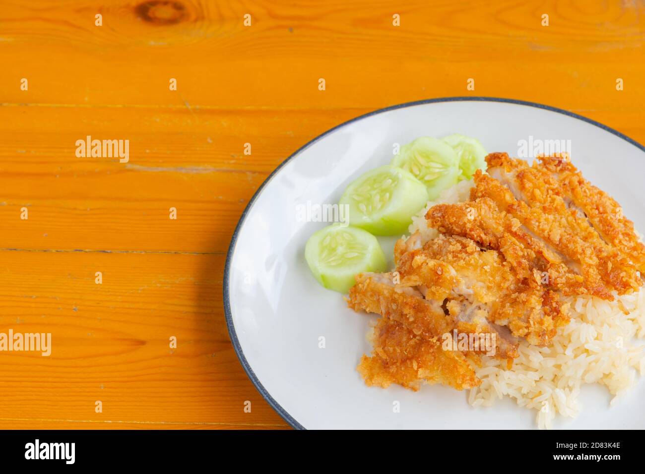 Sliced fried chicken hi-res stock photography and images - Alamy