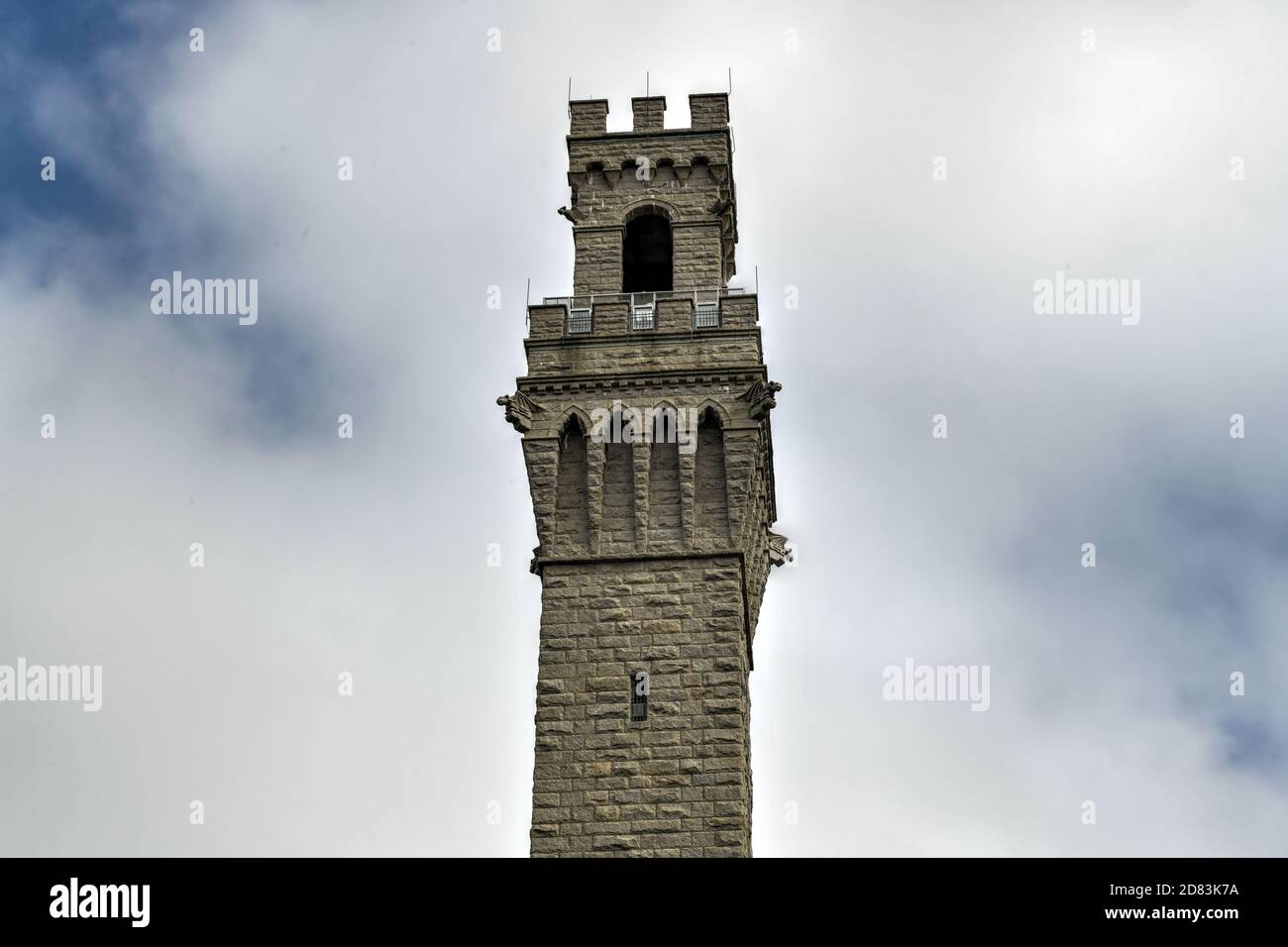 Pilgrim's Monument in Provincetown, Massachusetts to commemorate the ...