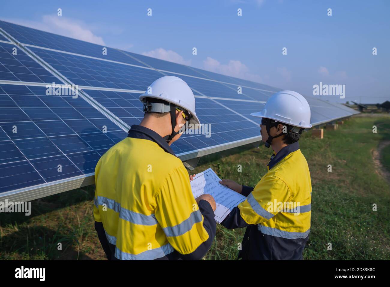 Engineering checking accuracy solar hi-res stock photography and images ...
