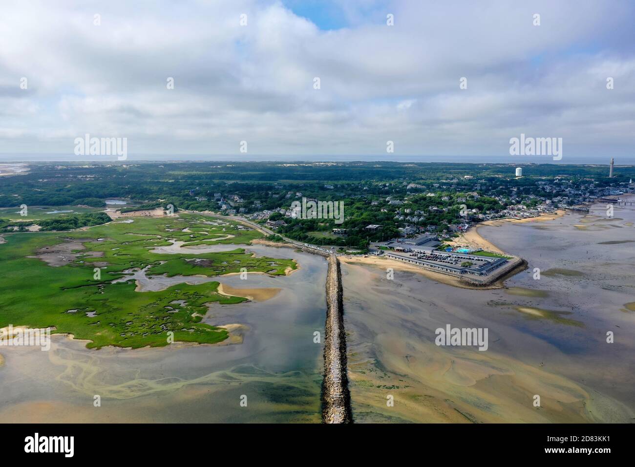 Provincetown Causeway also known as the Breakwater Walk, is an uneven ...