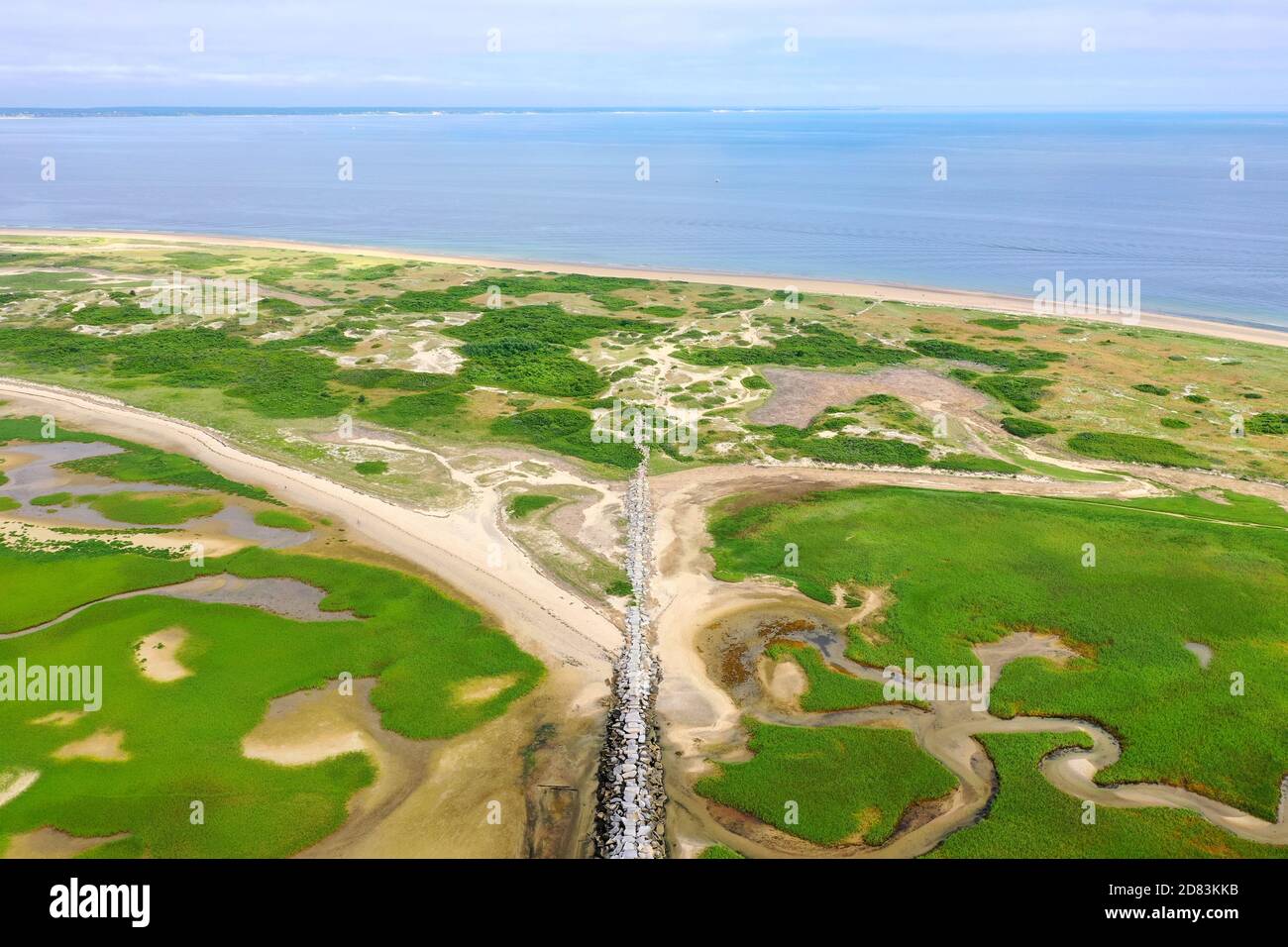 Provincetown Causeway also known as the Breakwater Walk, is an uneven ...