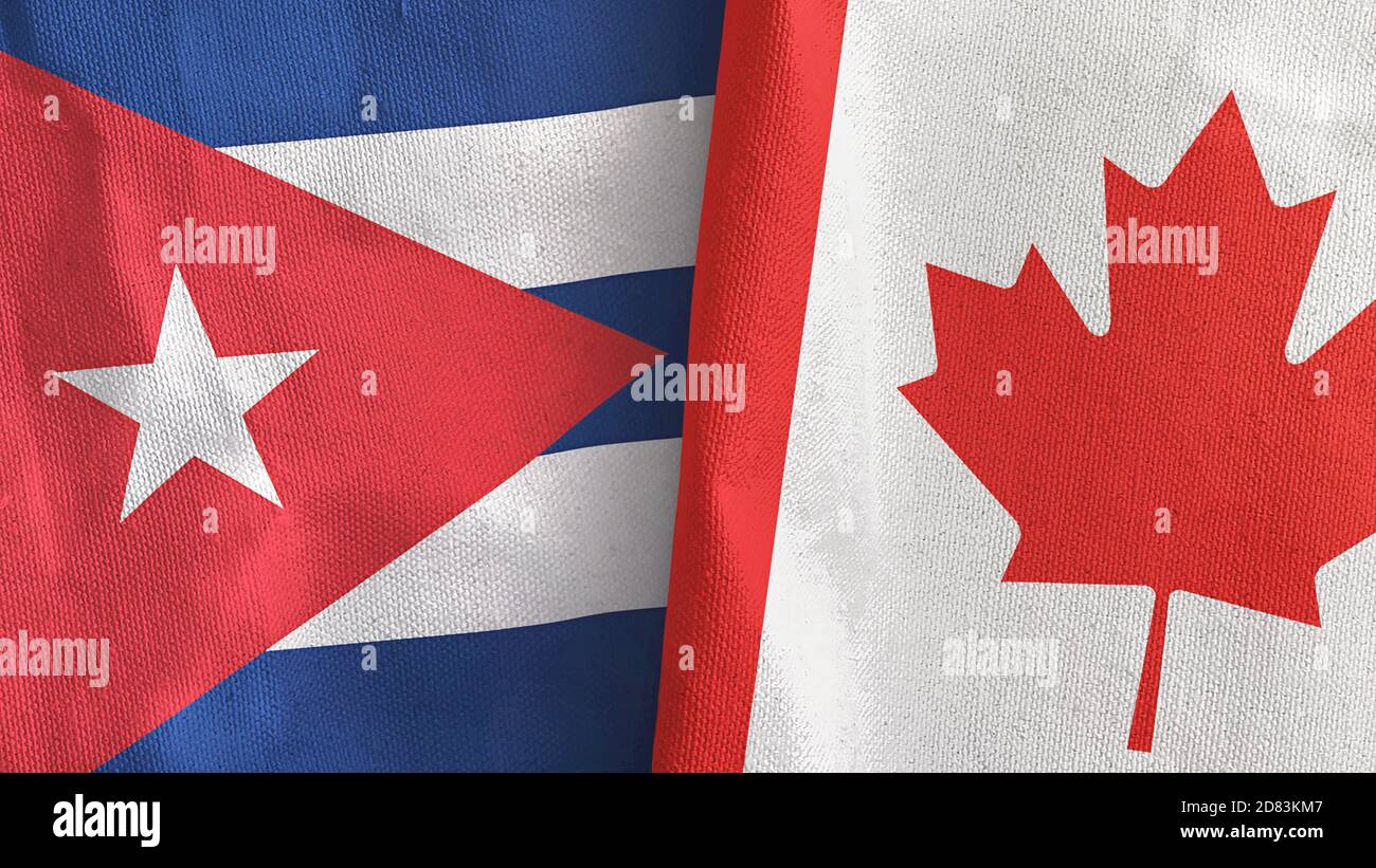 Cuban canadian flag hi-res stock photography and images - Alamy