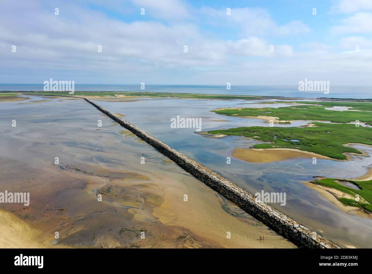Provincetown Causeway also known as the Breakwater Walk, is an uneven ...