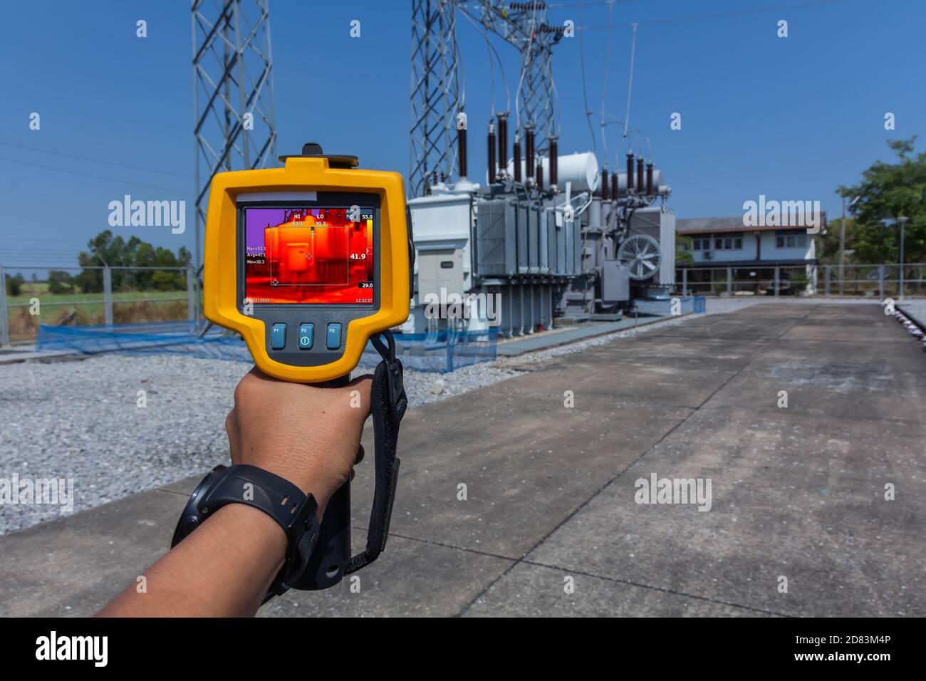 Thermoscan(thermal image camera), Industrial equipment used for ...