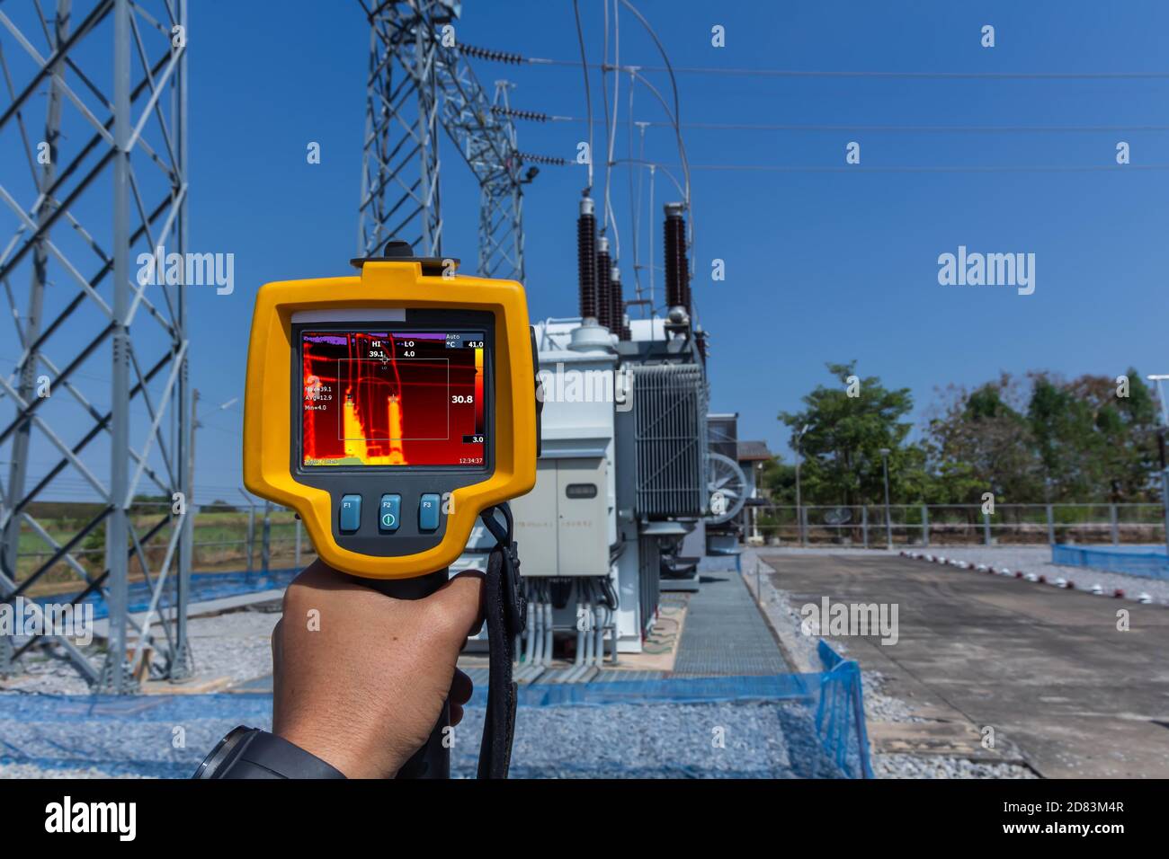 Thermoscan(thermal image camera), Industrial equipment used for ...