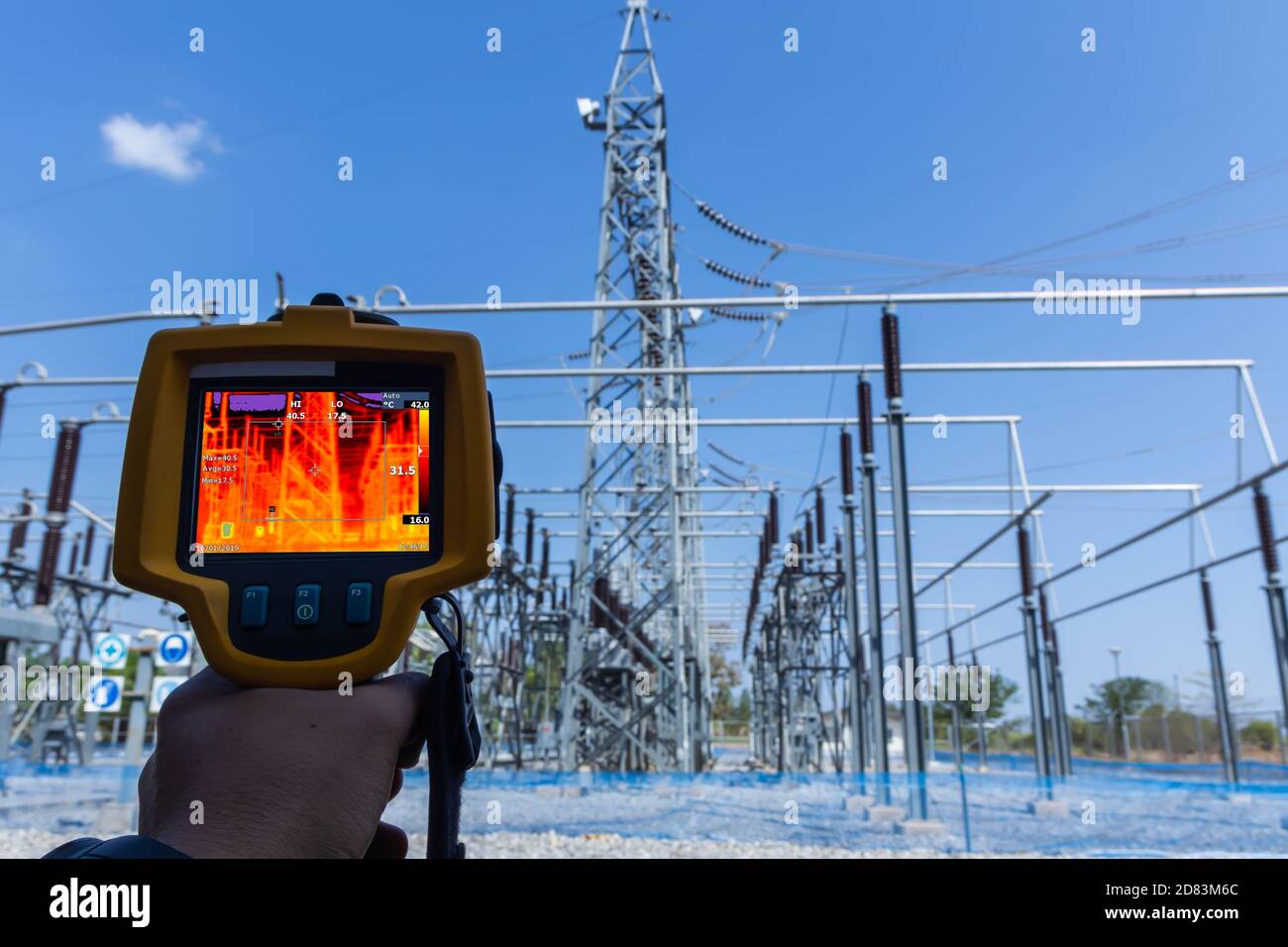 Thermoscan(thermal image camera), Industrial equipment used for ...