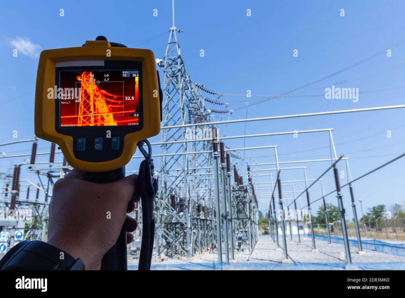 Thermoscan(thermal image camera), Industrial equipment used for ...