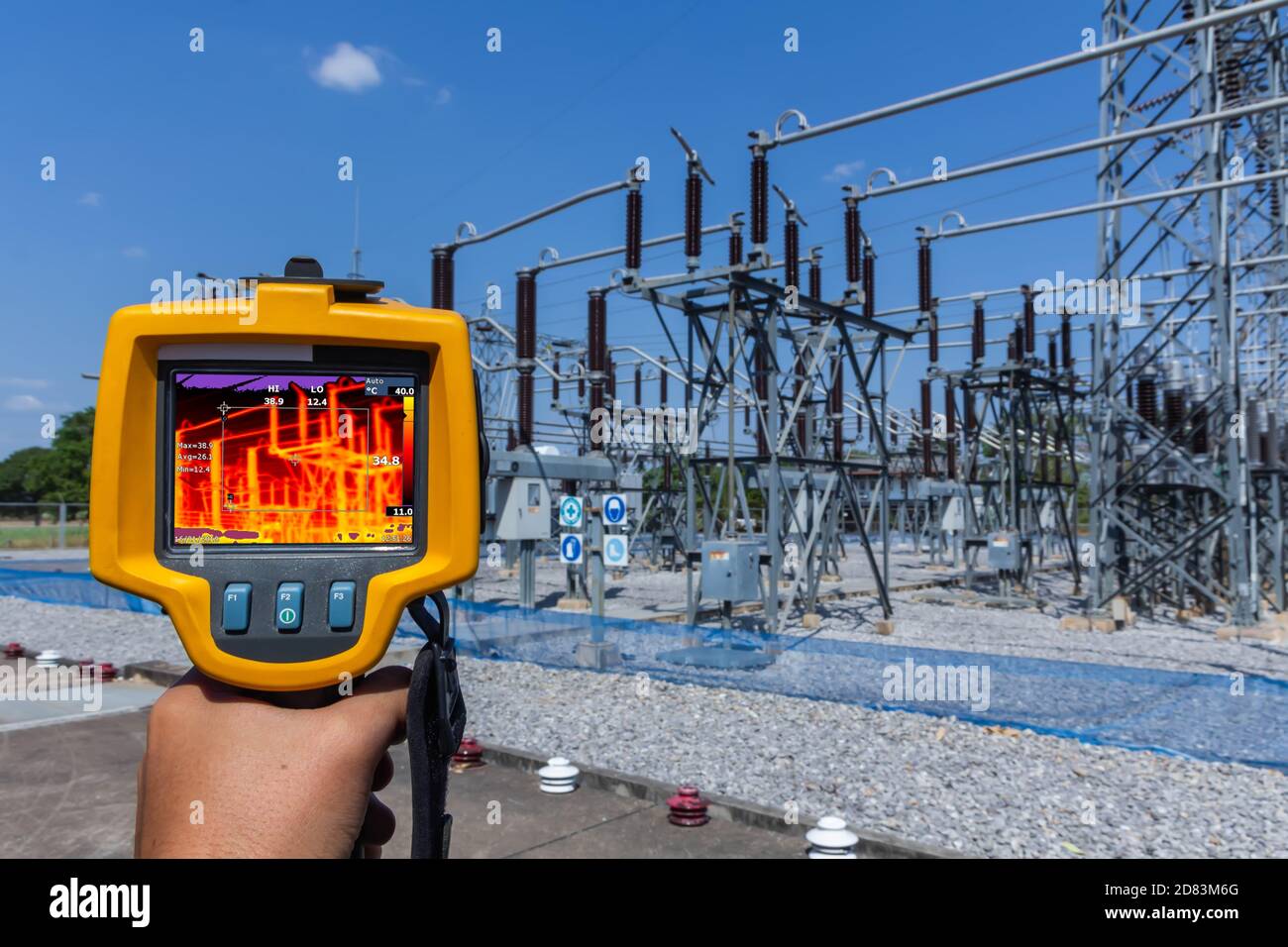 Thermoscan(thermal image camera), Industrial equipment used for ...