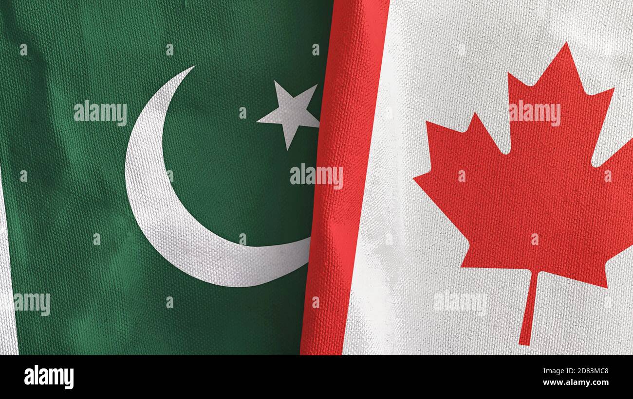 Pakistan canada flag hi-res stock photography and images - Alamy
