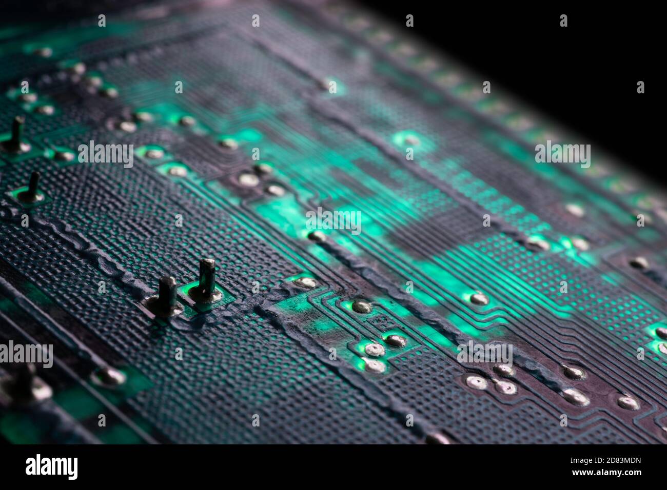 Modern motherboard pcb black board hi-res stock photography and images ...