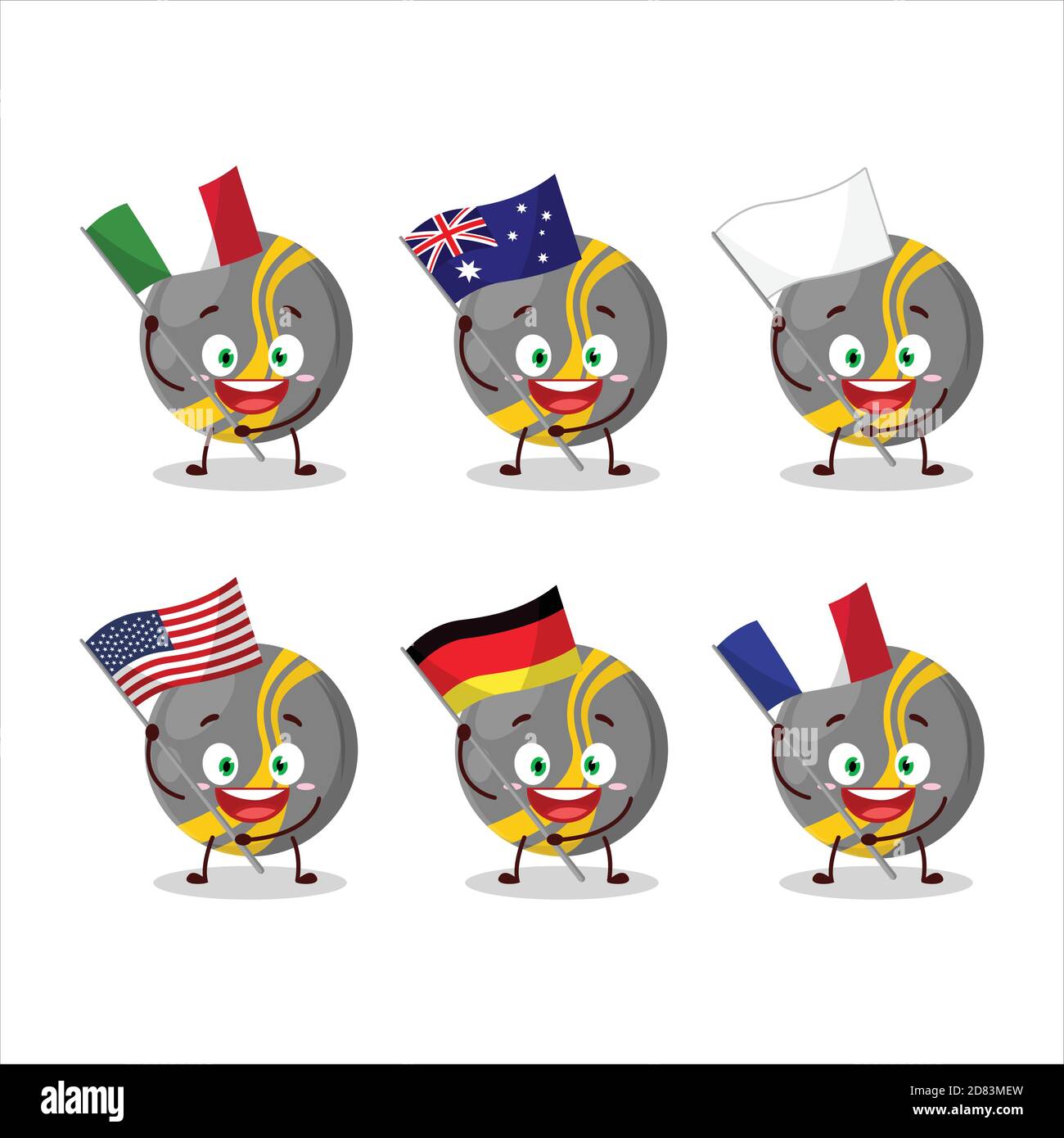 Marble flags Stock Vector Images - Alamy