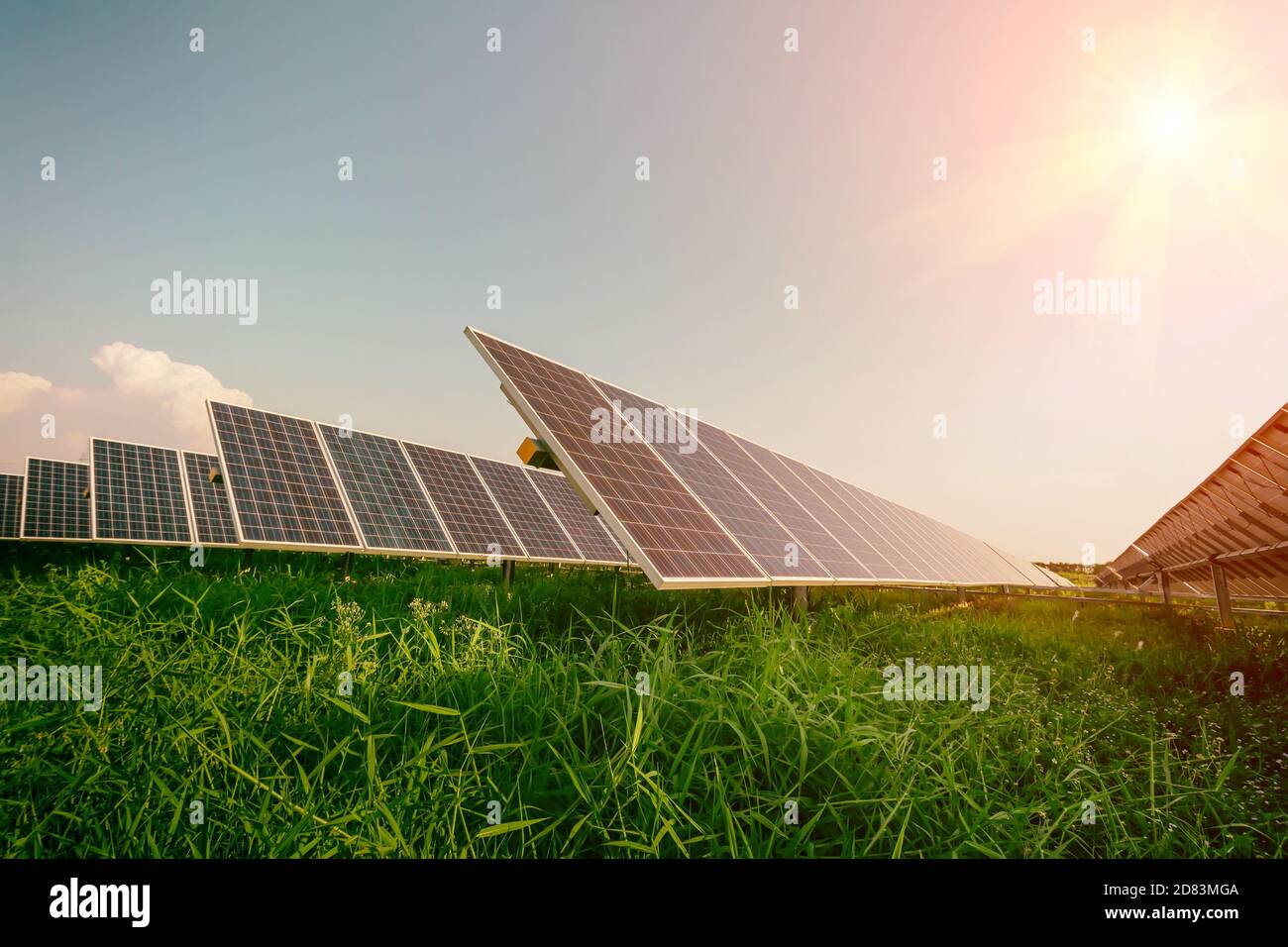 Solar panel, alternative electricity source, concept of sustainable ...