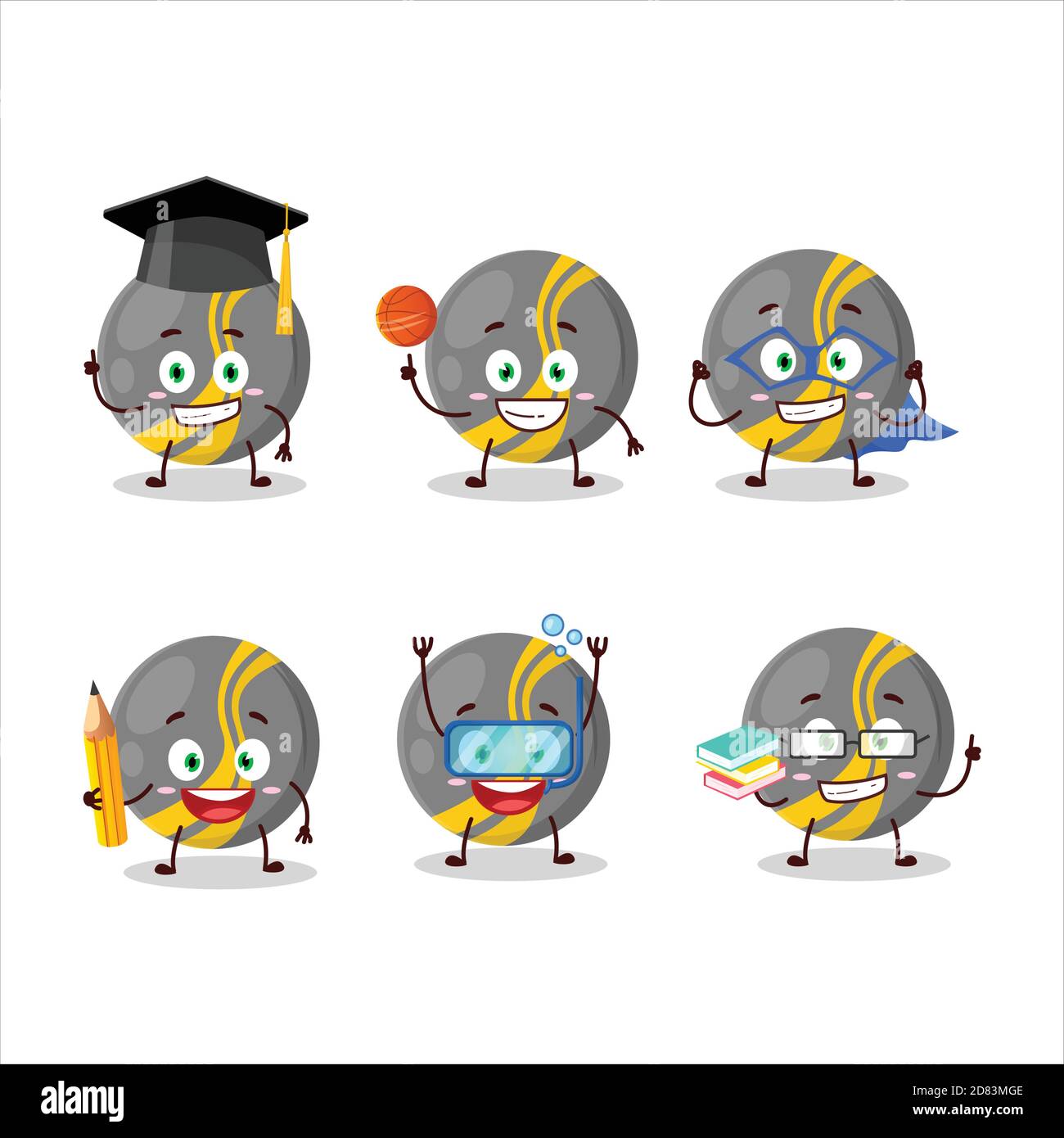 Marbles playing illustration Stock Vector Images - Alamy