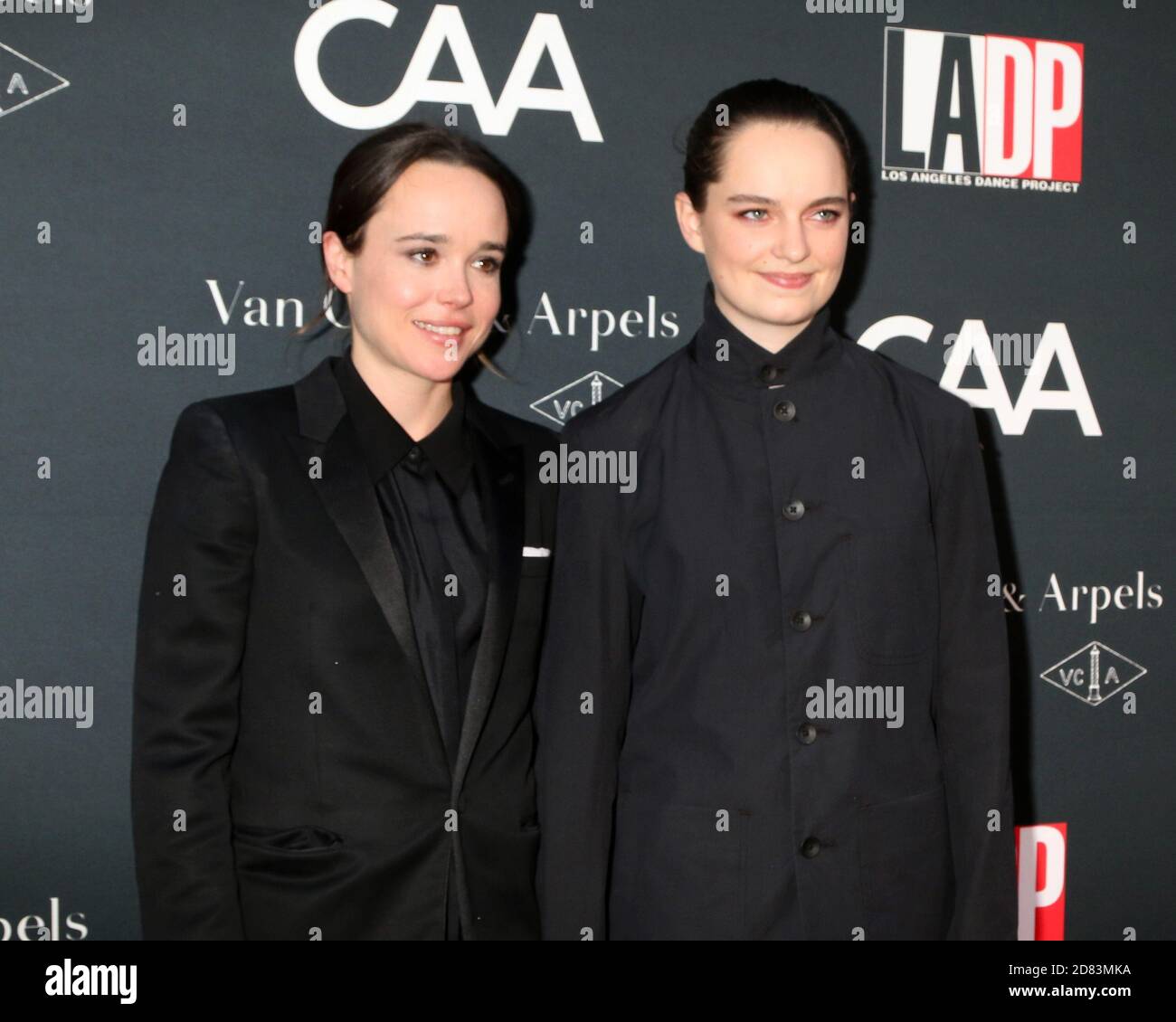 LOS ANGELES - OCT 7: Ellen Page, Emma Portner at the 2017 Los Angeles ...