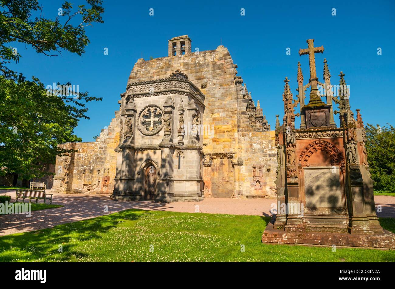 Rosslyn Chapel Roslin Edinburgh, Midlothian. Scotland UK Photo Phil ...
