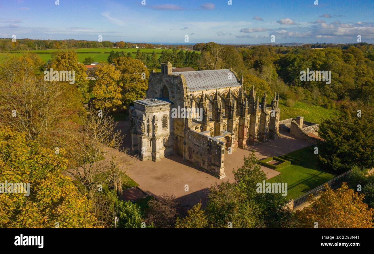 Rosslyn Chapel Roslin Edinburgh, Midlothian. Scotland UK Photo Phil ...
