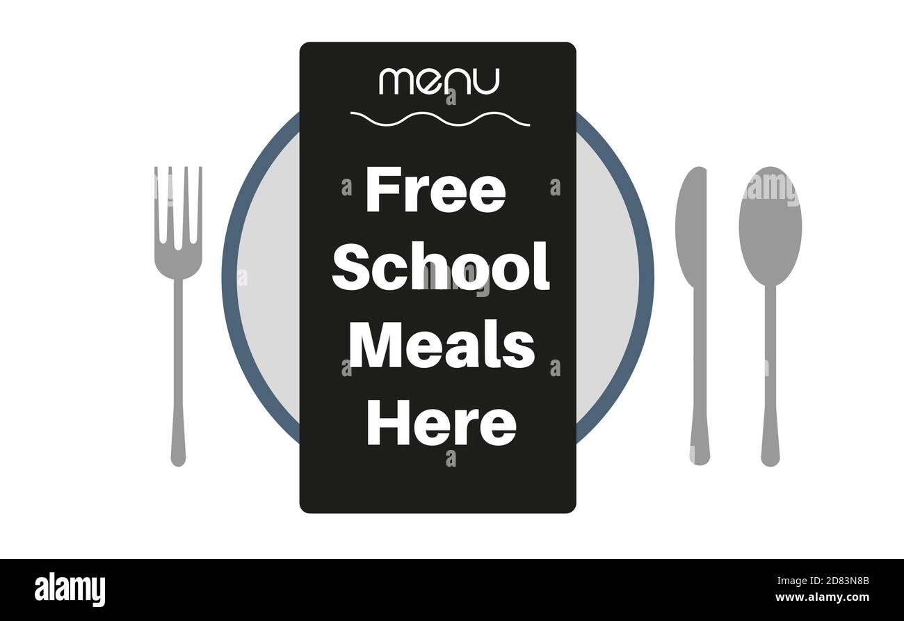 Free School Meals vector Illustration Stock Vector Image & Art - Alamy