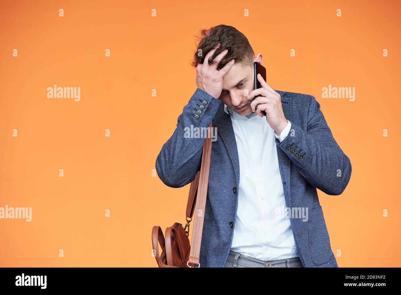 Receiving bad news Stock Photo - Alamy