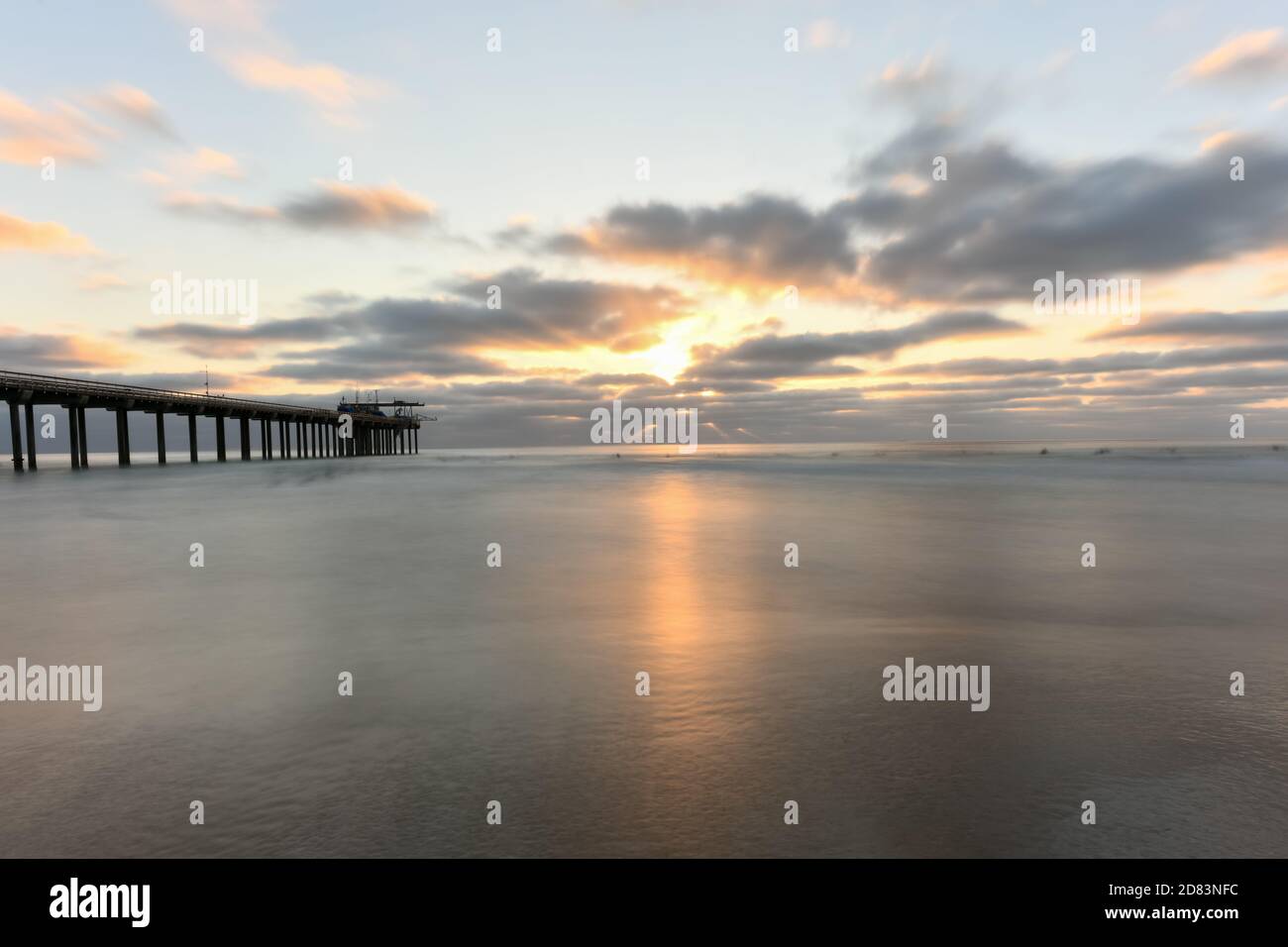 Ellen Browning Scripps Memorial Pier in La Jolla, California, USA Stock ...